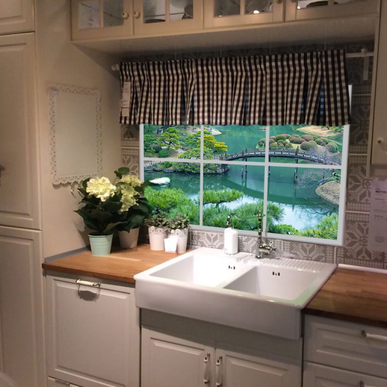 LED Fake window, Edgewin 3351 white 6 grilles - Prosky Panels®