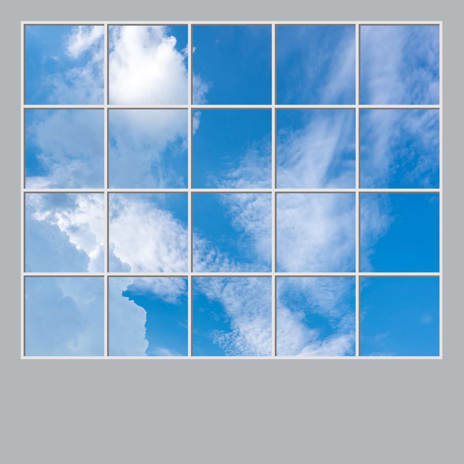 Sky ceiling, 5x4 panels - Prosky Panels®